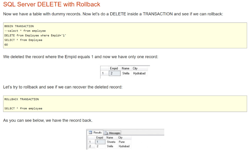 Top 90+ SQL Server Interview Questions and Answers for 2024