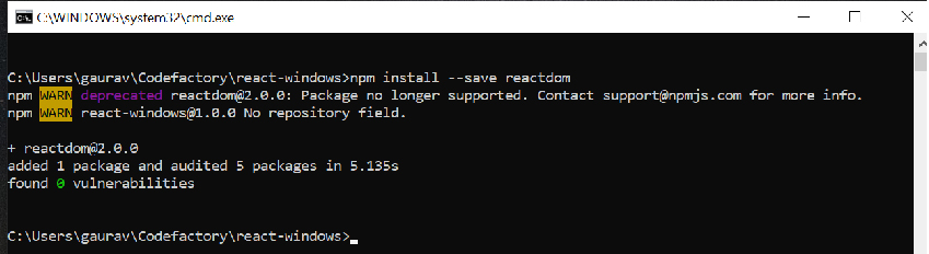 How to Install & Setup React JS On Windows