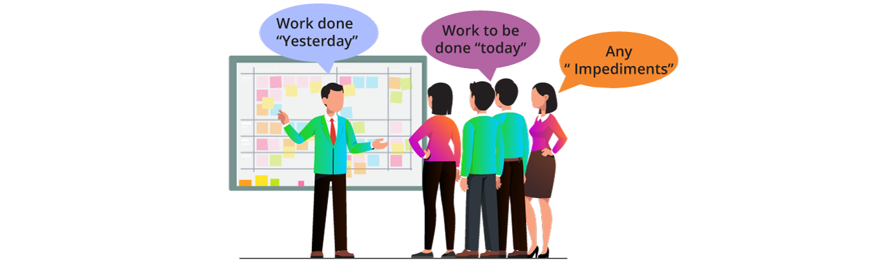 What is a daily standup for agile teams and how to conduct it?