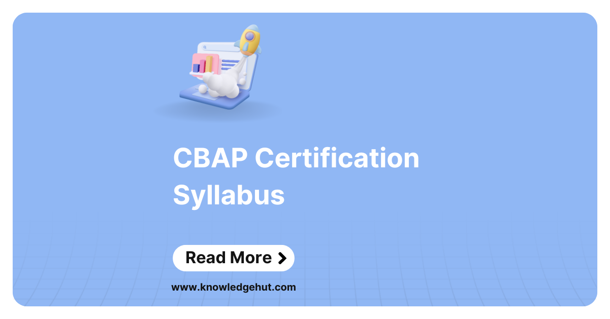 CBAP Certification Syllabus in 2024